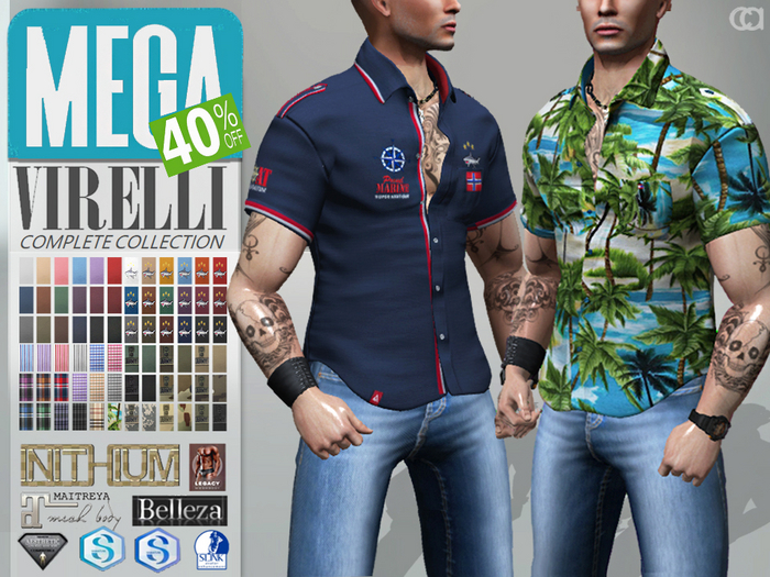 Second Life Marketplace - [CA] KARIO LEGACY JAKE GIANNI AESTHETIC ...